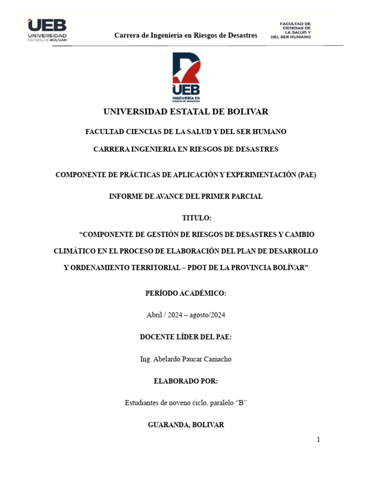 Informe Final - PAE - 9B - IRD - Abr - Ago - 2024 - 25 - 7 - 2024 - Rev (1) - Compressed | PDF