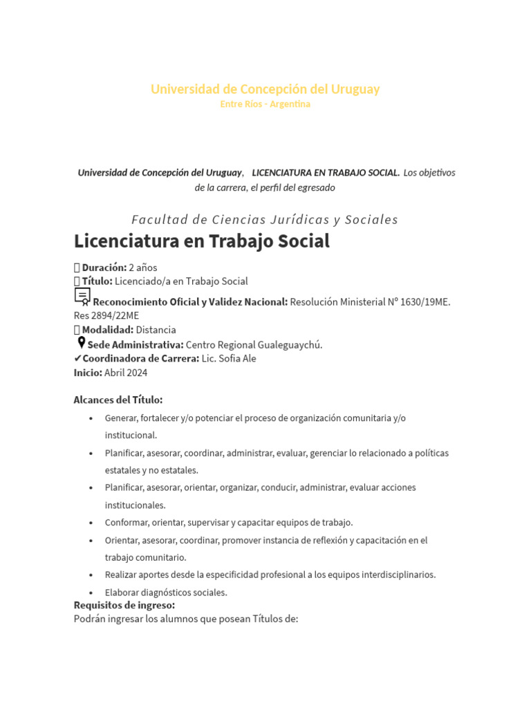 UCU Modalidad | PDF