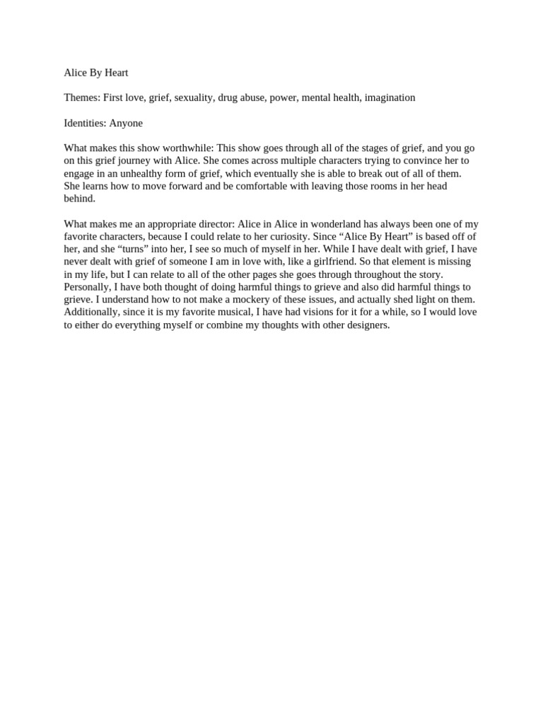 Alice By Heart | PDF