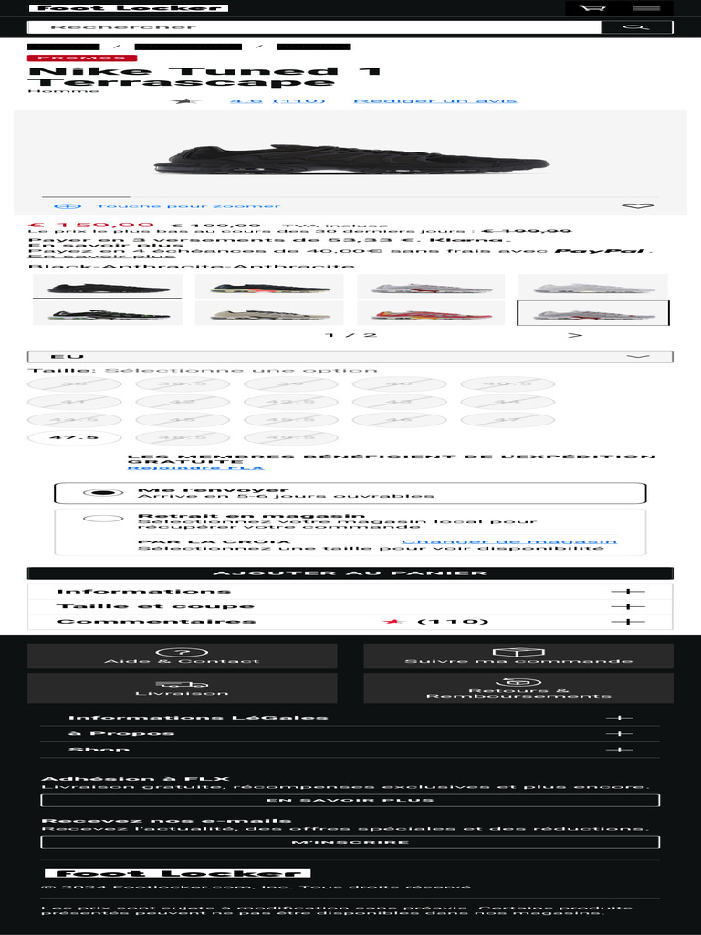 Nike Tuned 1 Terrascape Foot Locker France | PDF
