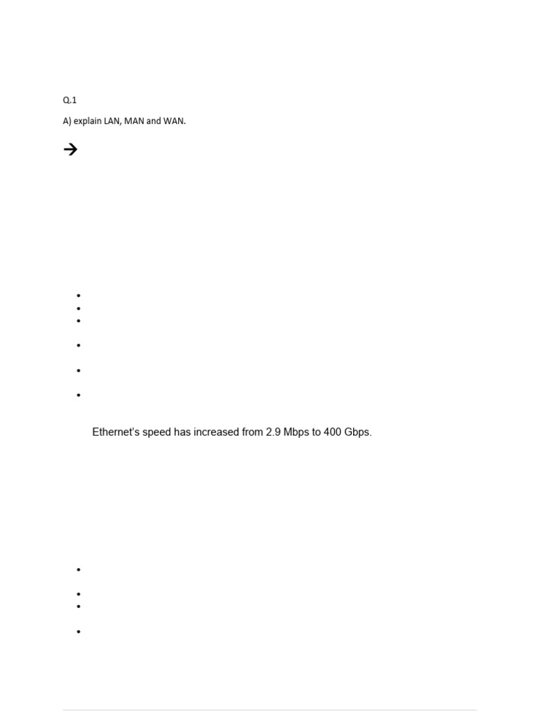 Computer Network Questions With Answers | PDF