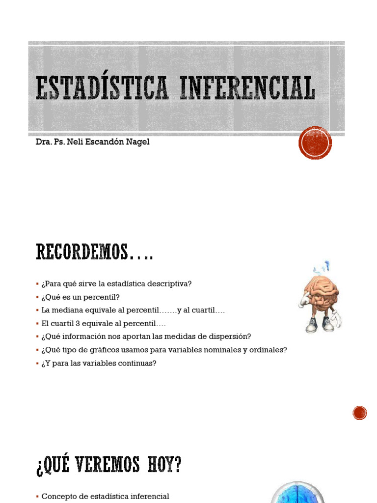 Estadística Inferencial | PDF