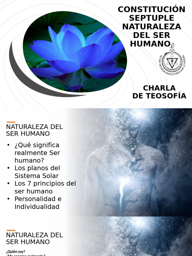 Constitución Septuple Naturaleza Del Ser Humano 2 | PDF