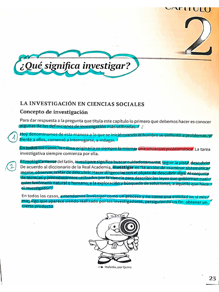 Qué Significa Investigar | PDF