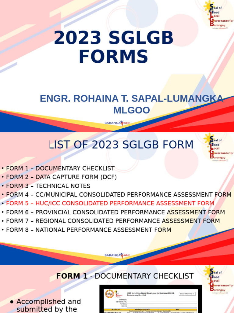 SGLGB Forms Presentation | PDF