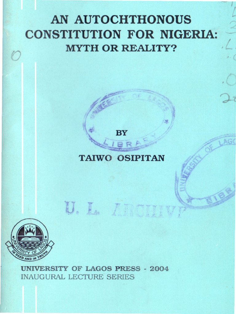 Inaugural Lecture | PDF