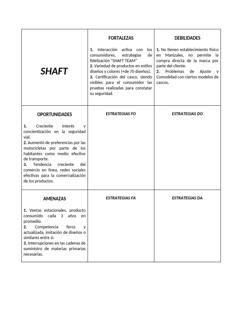 Dofa Shaft | PDF