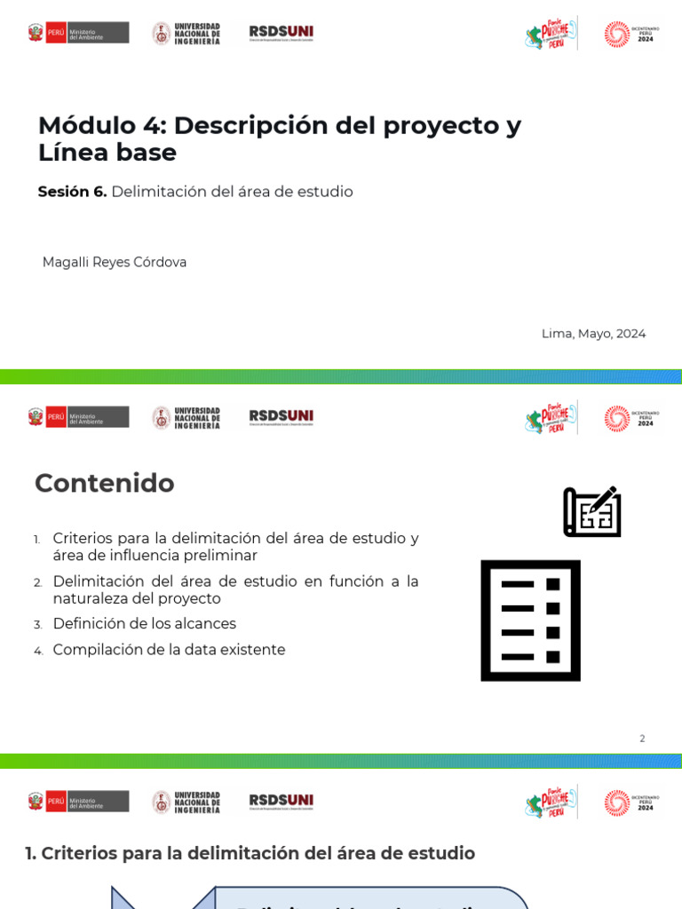 M4 - Sesión 6 - Delimitacion Del Área de Estudio | PDF