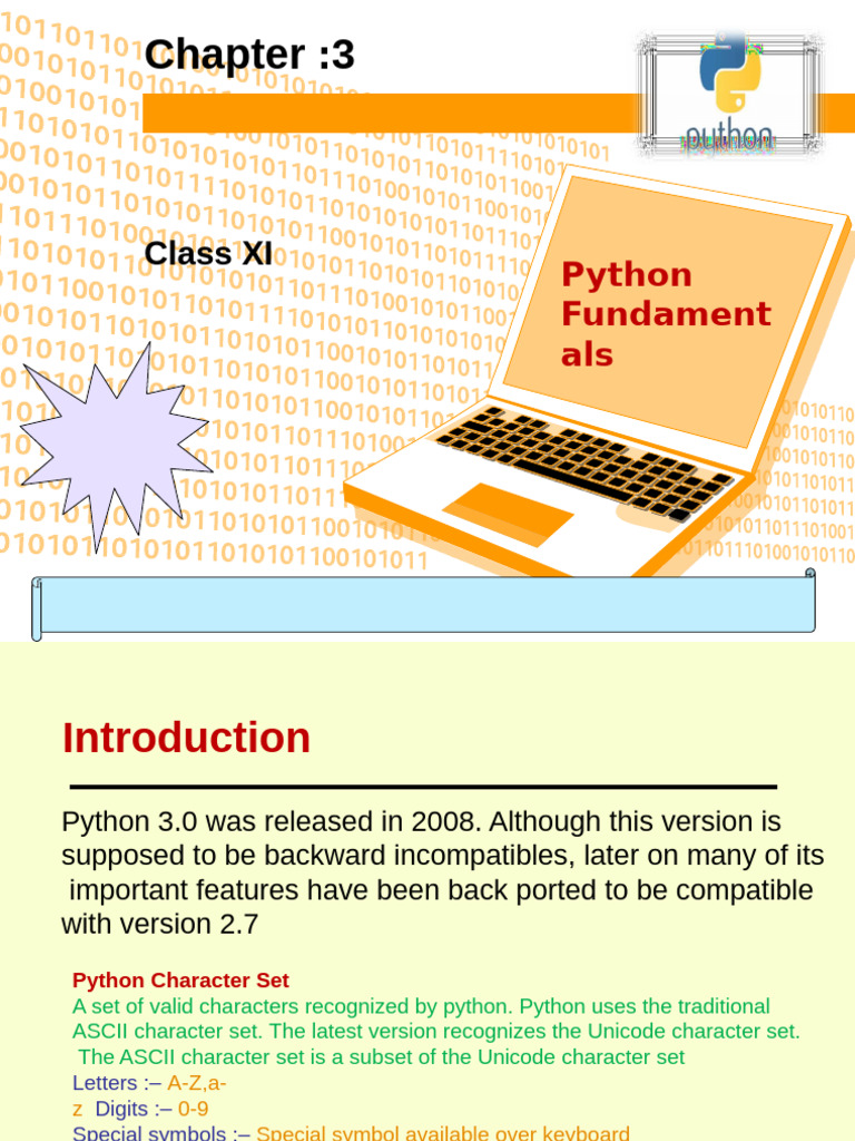 Python Fundamentals-Ch 4 CS | PDF