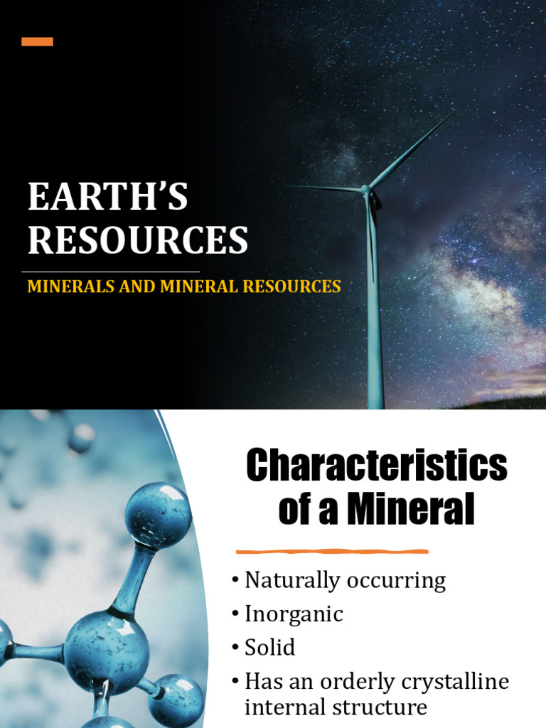 Lesson 4 Minerals and Mineral Resources - 1 | PDF | Minerals | Science ...