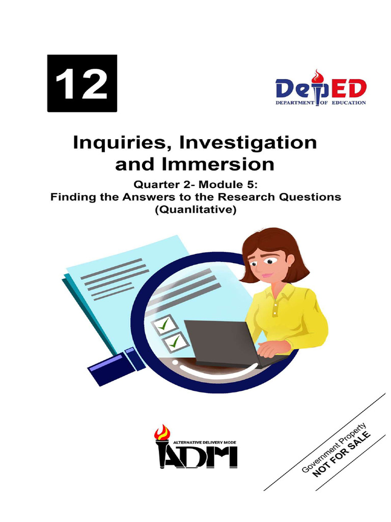 3is Q2W1Mod5 Quantitalitive Data Interpretation Data Analysis Method | PDF