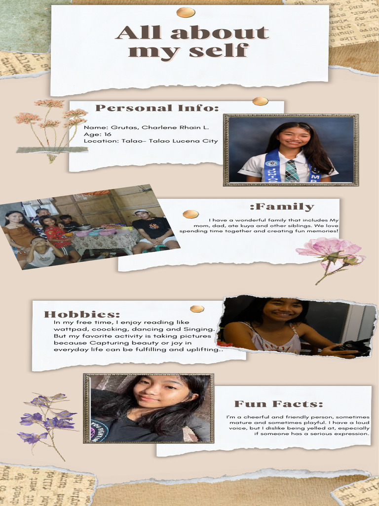 Infographic About My Self | PDF