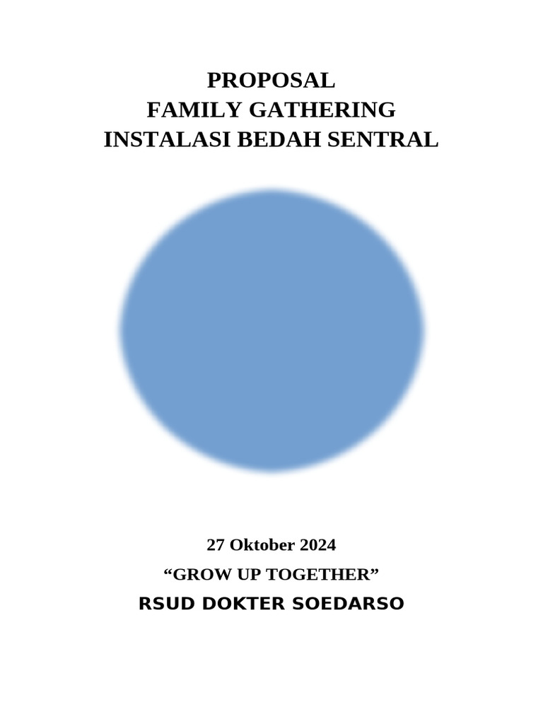 PROPOSAL - FAMILY - GATHERING IBS Tahun 2024 | PDF