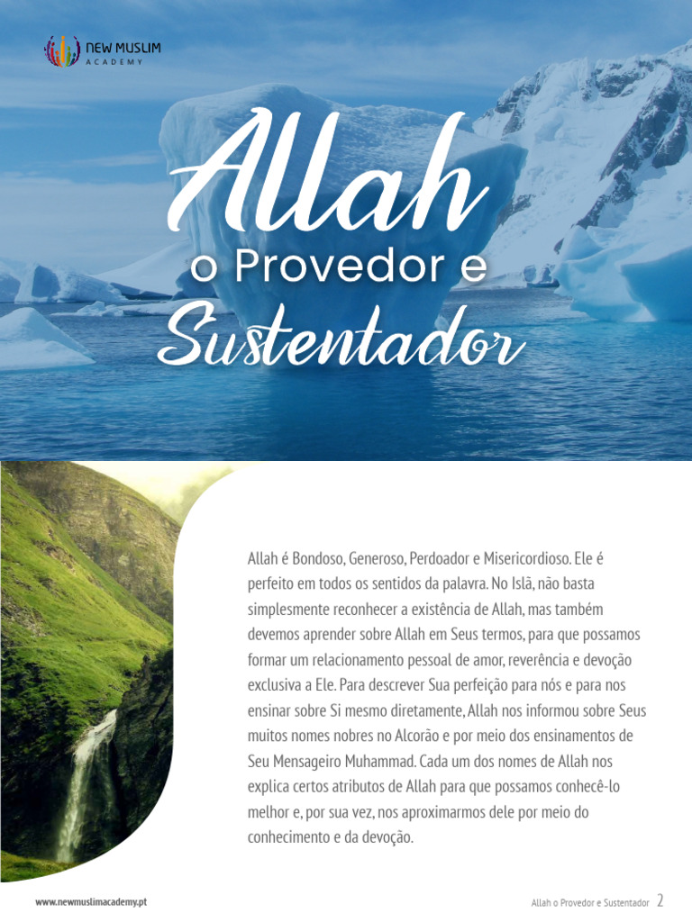 Allah The Provider and Sustainer Ebook | PDF