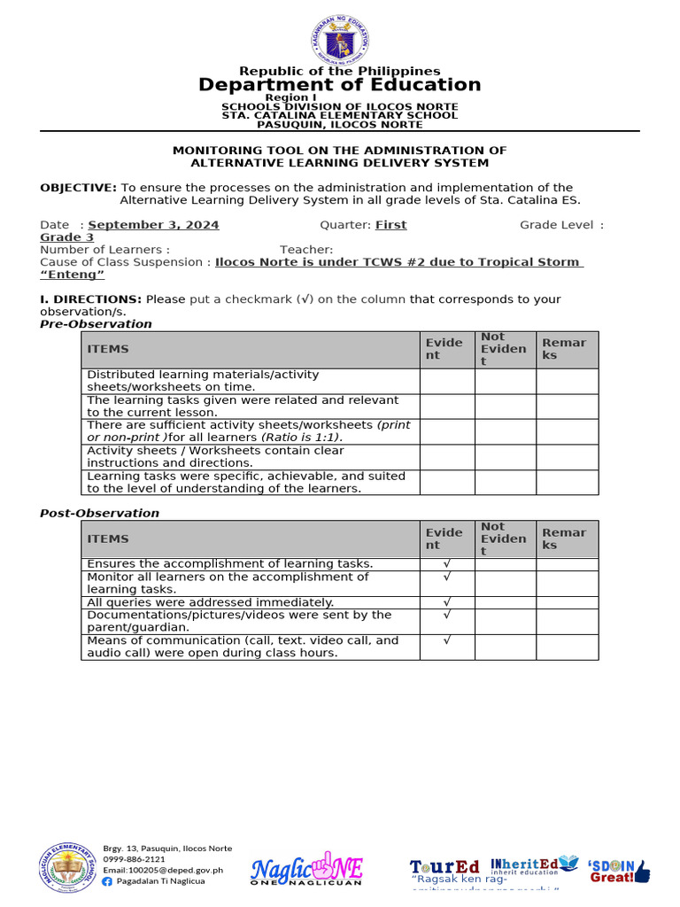 Subject Teacher Classes Suspension Monitoring Tool 09 03 24 JASMIN M ...