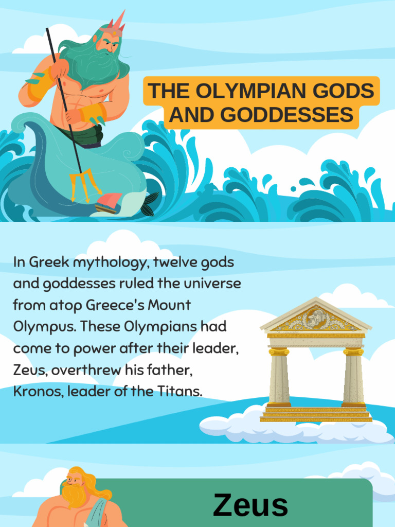 The Olympian Gods and Goddesses | PDF