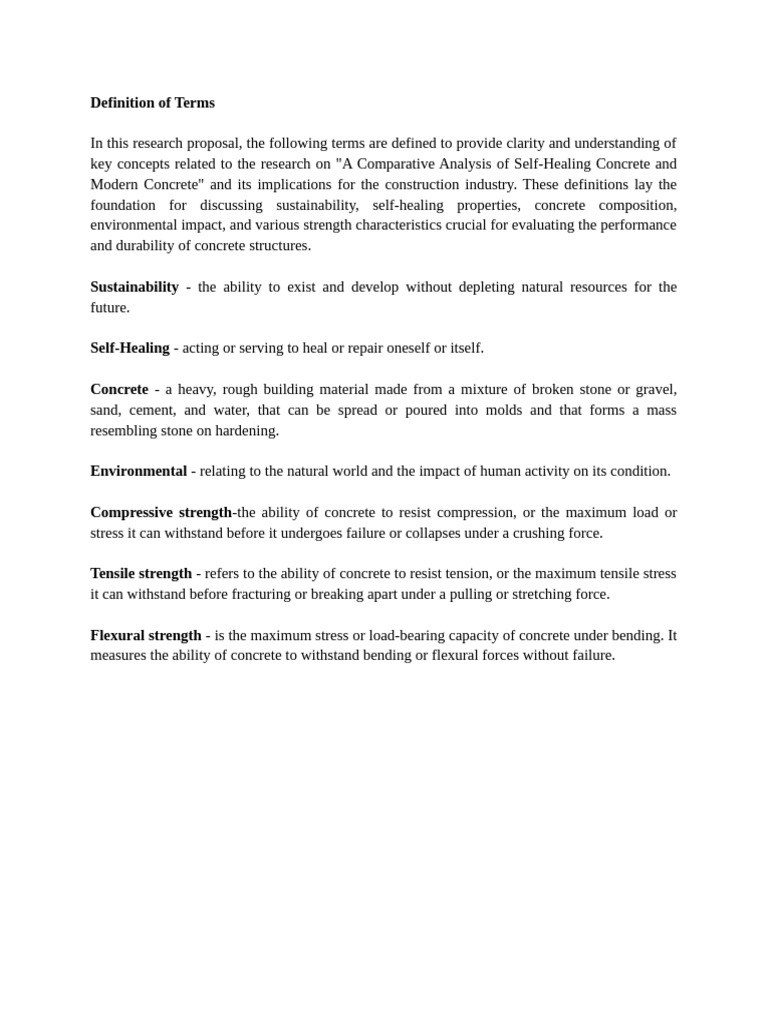 Definition of Terms | PDF