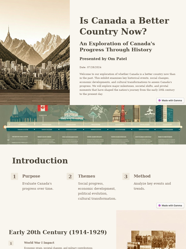 Is Canada a Better Country Now | PDF