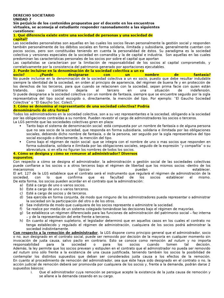 Guia Unidad 7 Completa | PDF