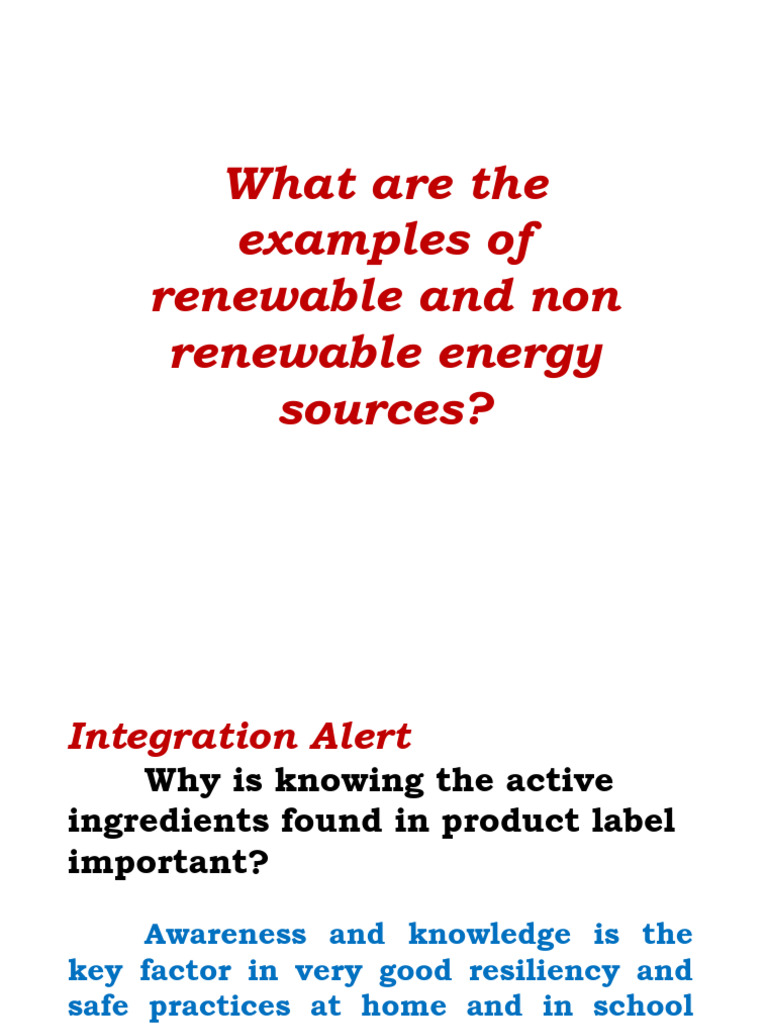 9 - Review - Active Ingredients in Product Label | PDF