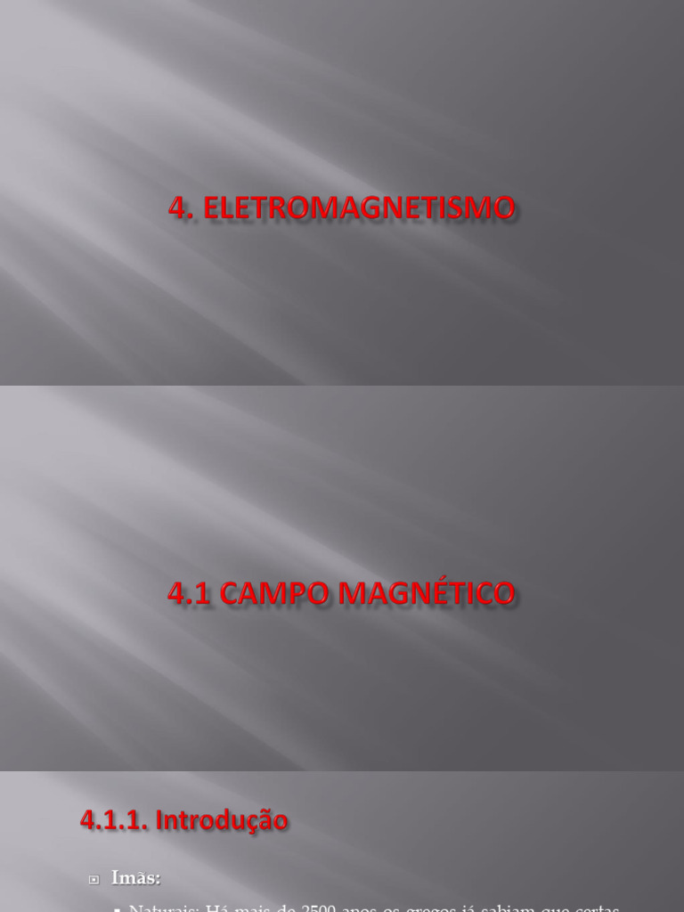 Eletromagnetismo | PDF