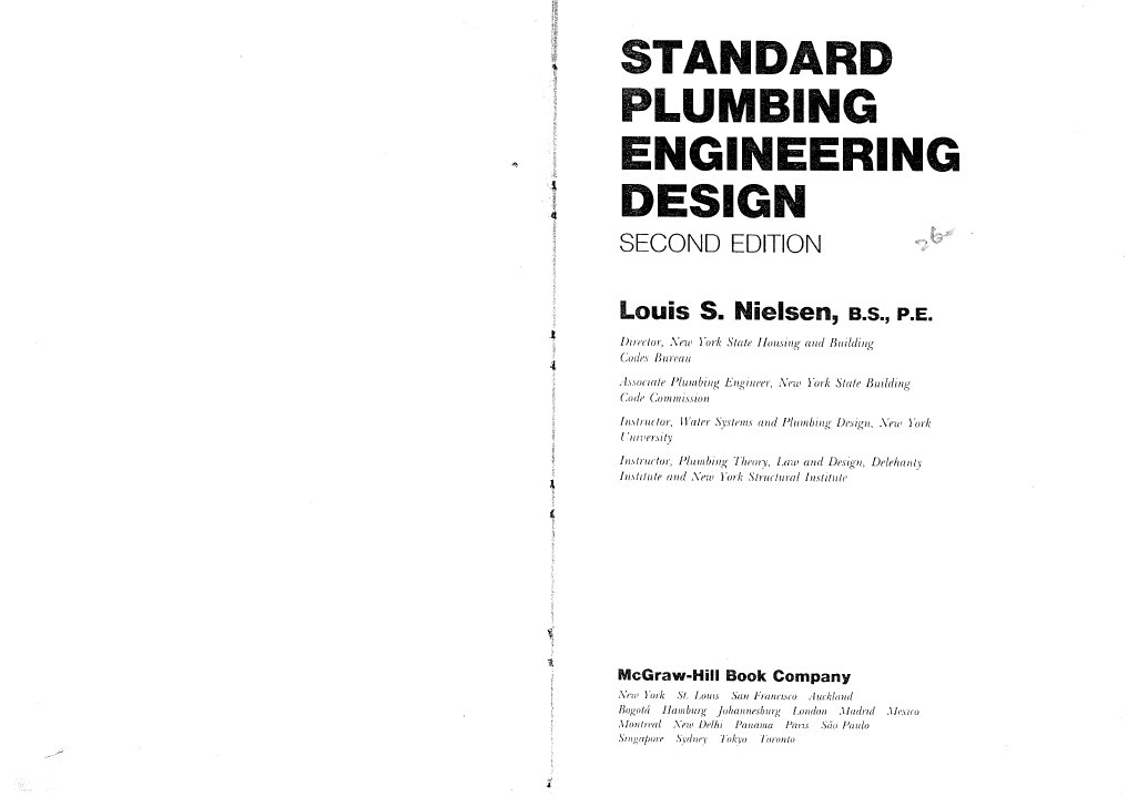 2530.standard Plumbing Engineering Design by Louis S. Nielsen | PDF
