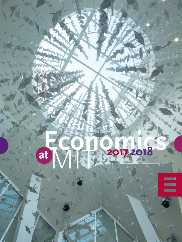 Economics at MIT Brochure 2017-18 | PDF
