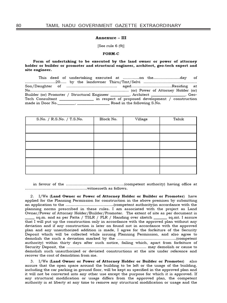Form C | PDF | Architect | Engineer