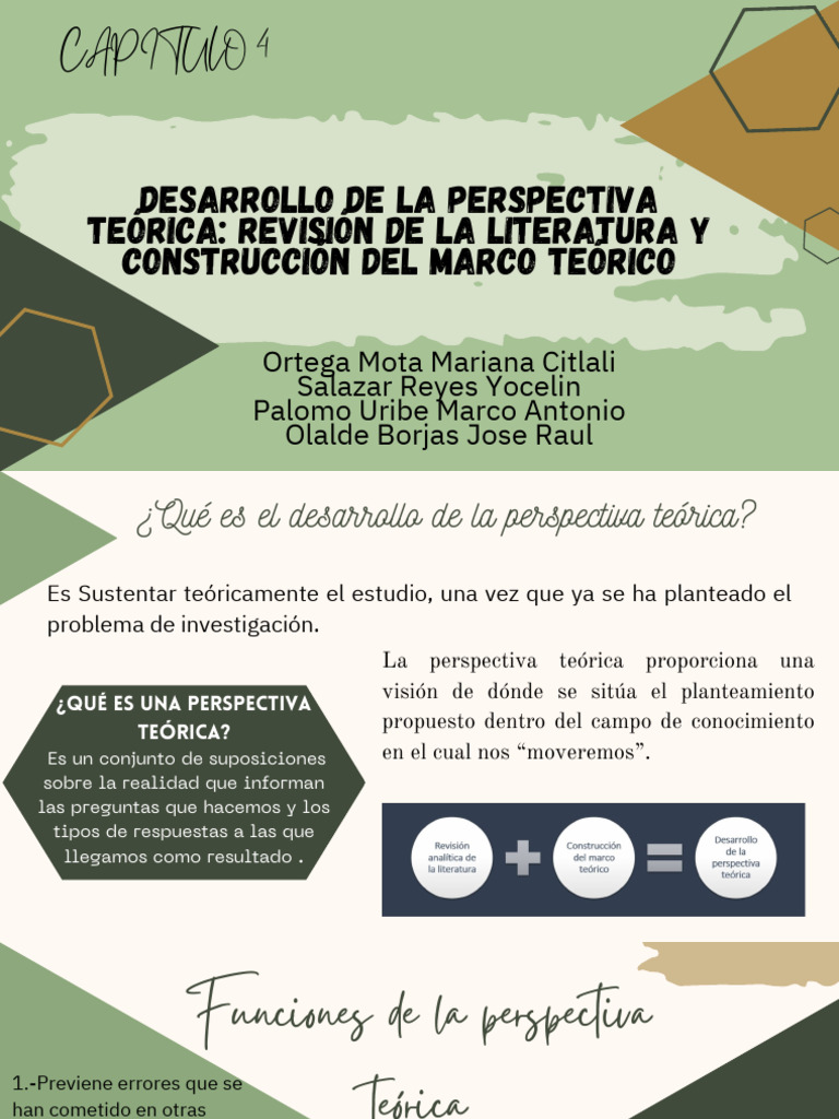 Presentación Cap 4 Metodologia | PDF