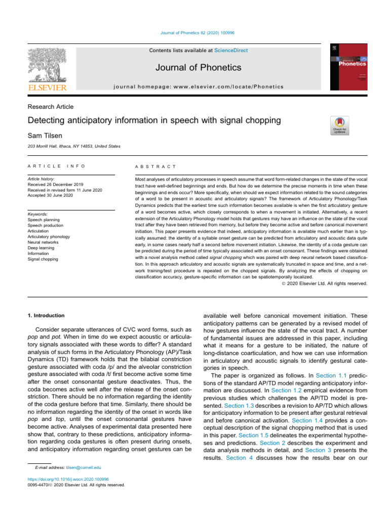 Tilsen - 2020 - Detecting Anticipatory Information With Signal Chopping ...