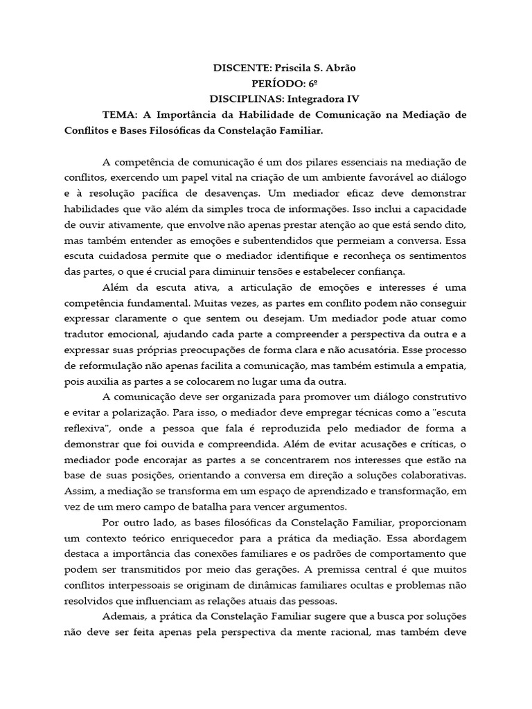 Atividade - Integradora IV | PDF
