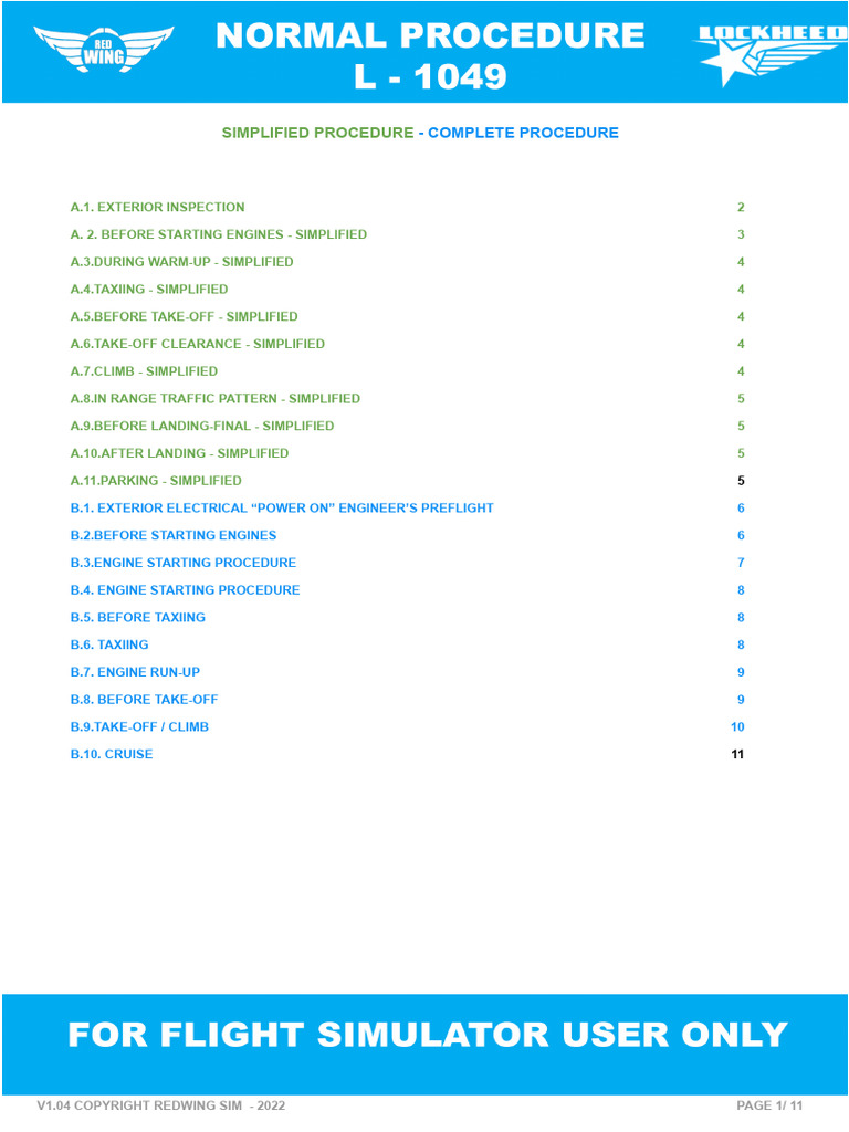 L - 1049 Checklist - 0104 | PDF