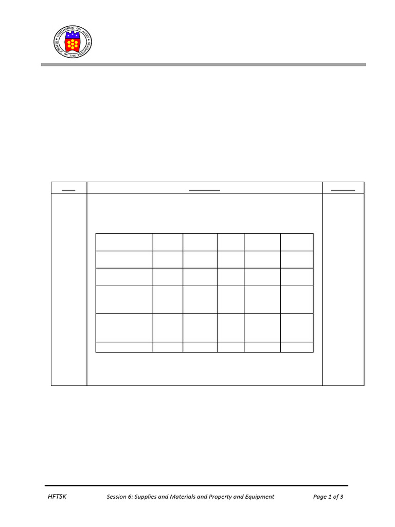Exercise 6 1 Illustrative Problem Pdf