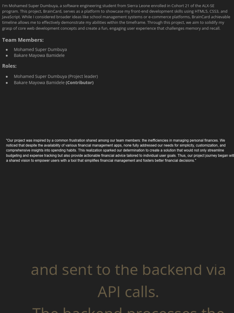 Brain Card | PDF
