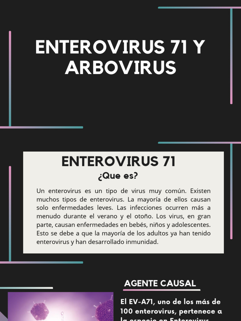 Enterovirus 71, Arbovirus | PDF
