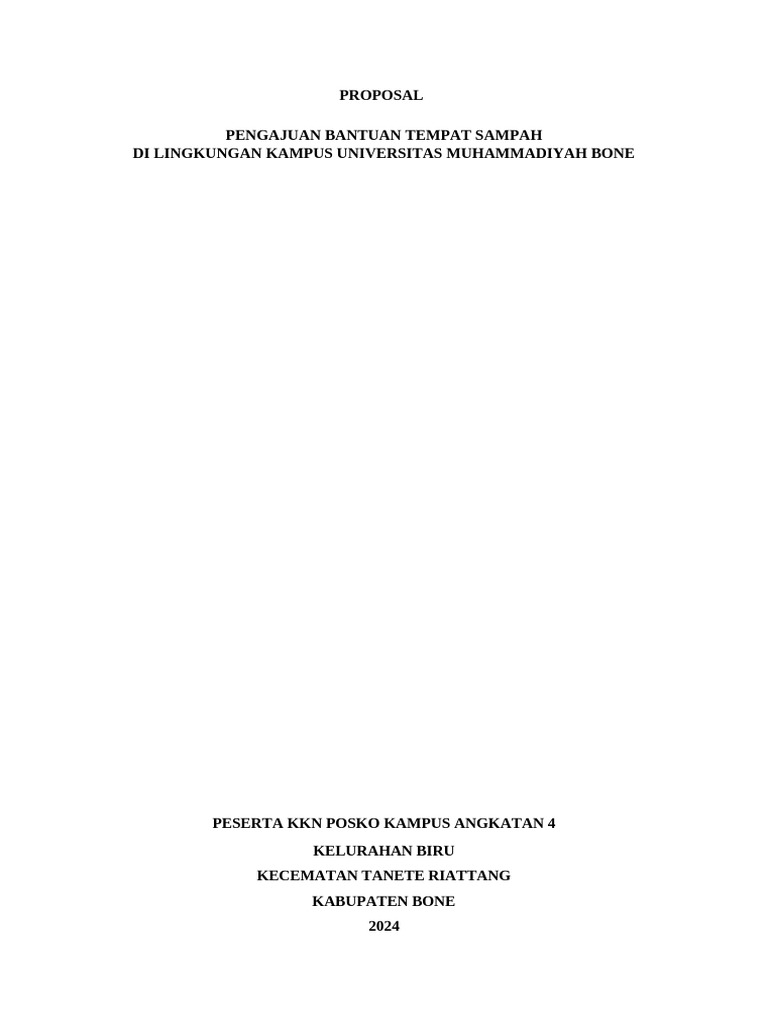 pdfcoffee.com_proposal-bak-sampah-fixx-10-pdf-free | PDF