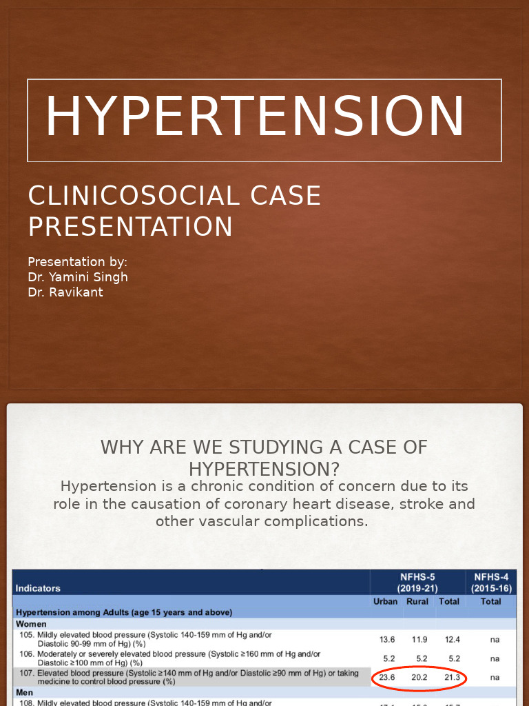 Case Presentation HTN | PDF