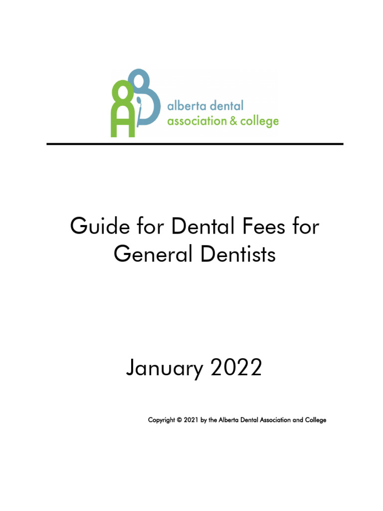 2022-ADA-Guide-for-Dental-Fees | PDF