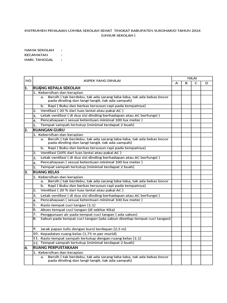 Intrumen Lss 2024 | PDF