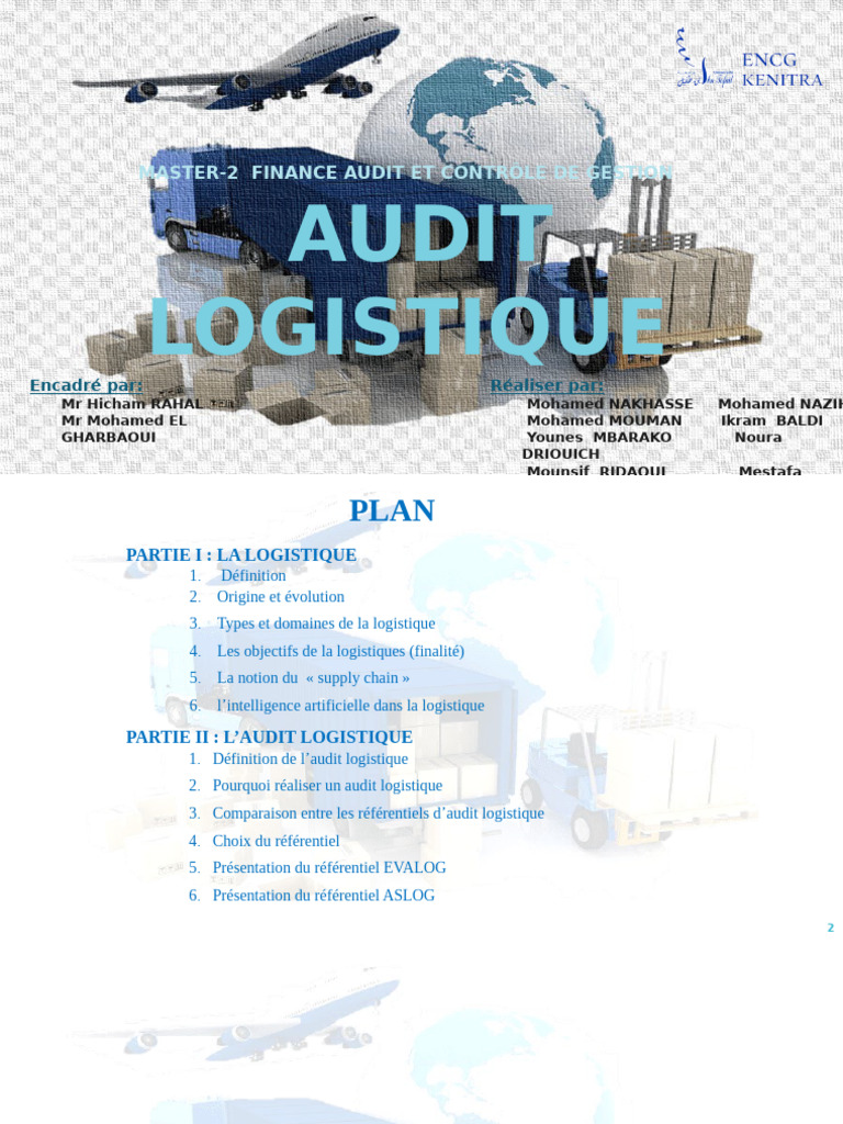 Exposé Audit Logistique | PDF