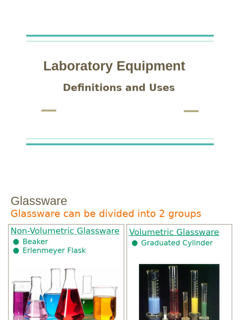 Laboratory Equipment | PDF