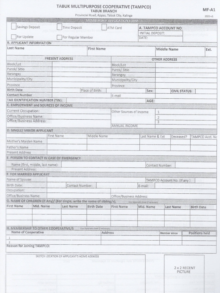Membership Application Forms | PDF