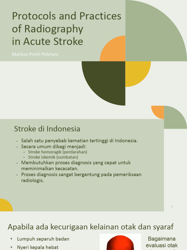 Protocols and Practices of Radiography in Acute Stroke | PDF | Magnetic ...