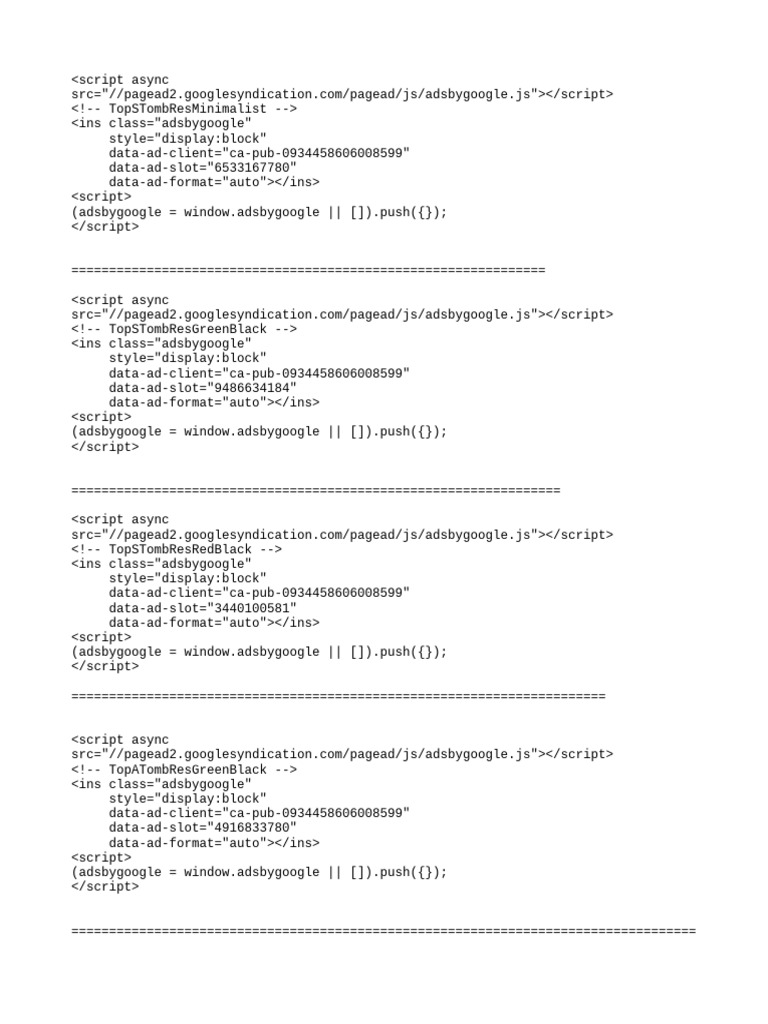 Top Tomb Ads Unit | PDF