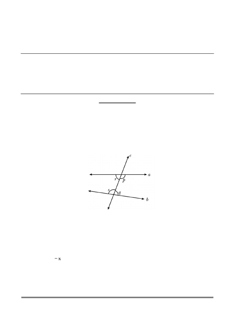 Test Introduction To Euclid Geometry | PDF