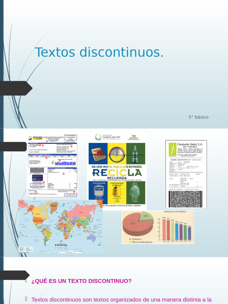 Guia 2 Textos Discontinuos | PDF