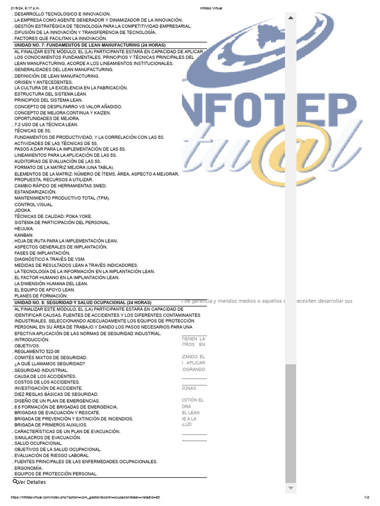 Infotep Virtual-mandos medios | PDF