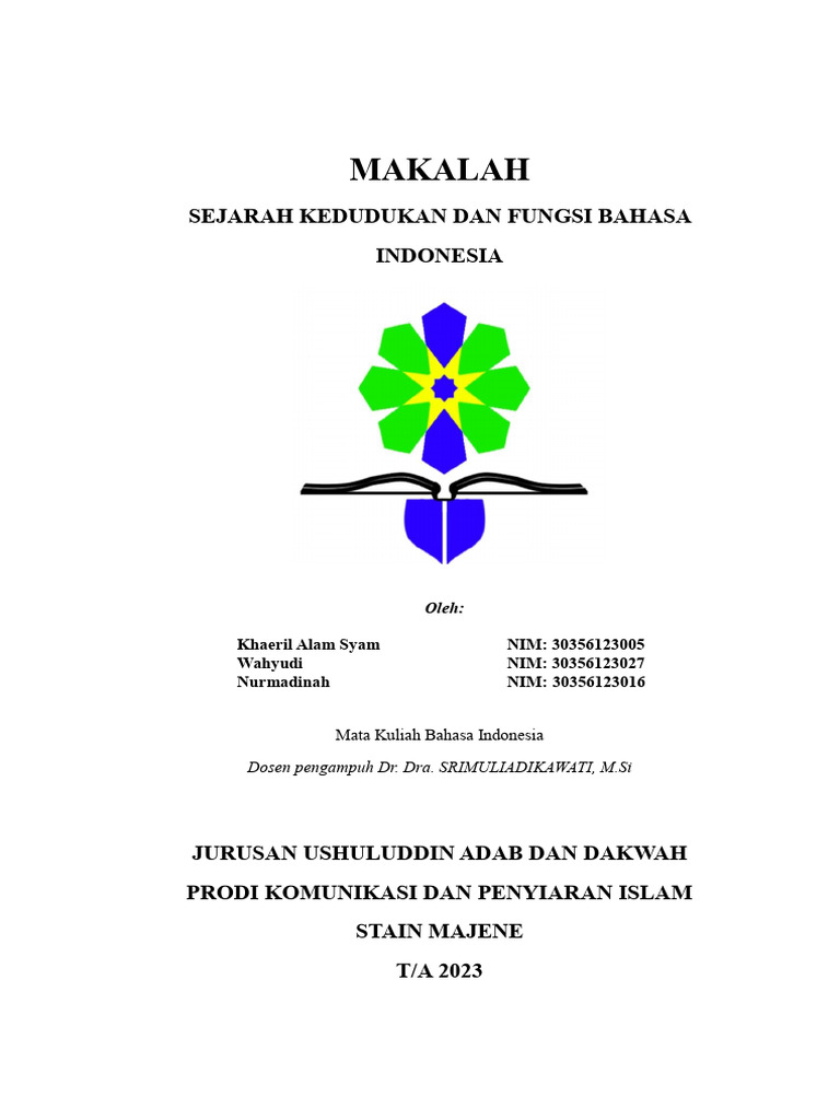 Makalah - Bhs Indo MADINAH | PDF