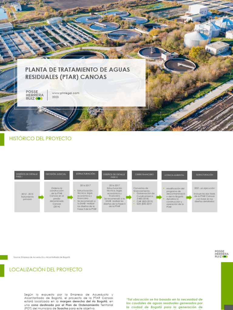 Presentacion Ptar Canoas Mar29 2023 | PDF