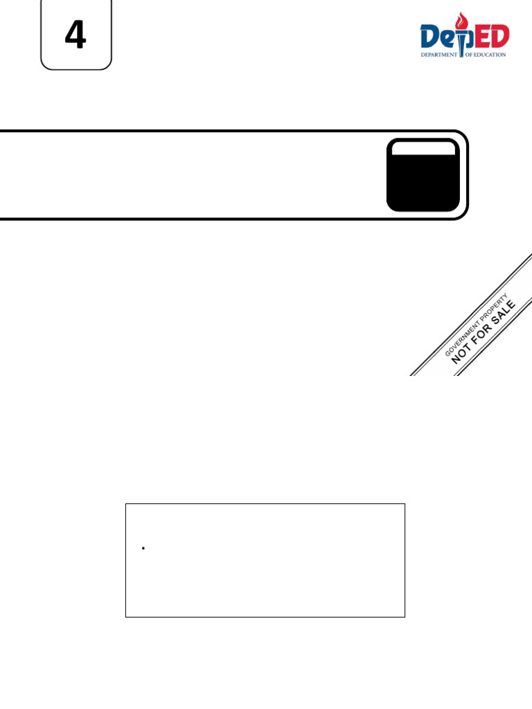 Q4 - LE - English 4 - Lesson 8 - Week 8 | PDF | Sharks | Language Arts ...